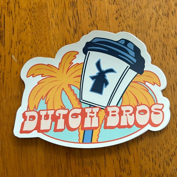 Dutch Bros | Other | Dutch Bros Summer 224 Palm Tree Sticker | Poshmark